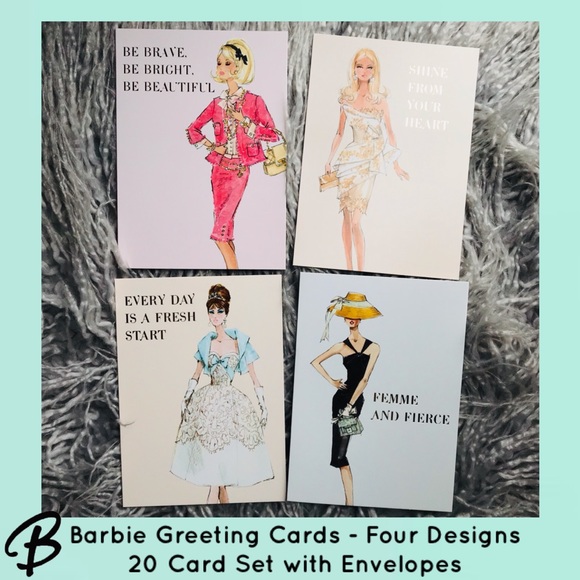 Barbie | Office | Barbie Graphique Greeting Notecards Box 2 Cards ...